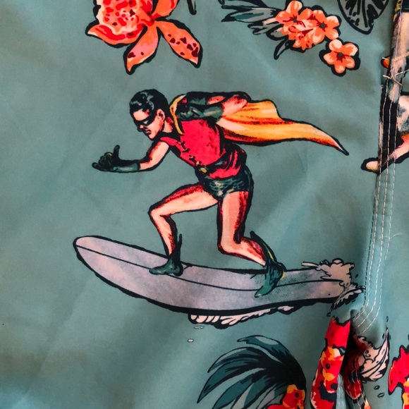 Batman | Swim | Batman Robin Mens Swimming Trunks New Medium | Poshmark